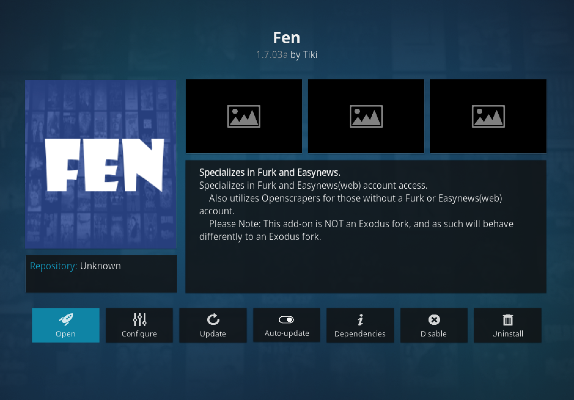 Fen Kodi Addon: Multi-Source w/ Easynews & Furk Support